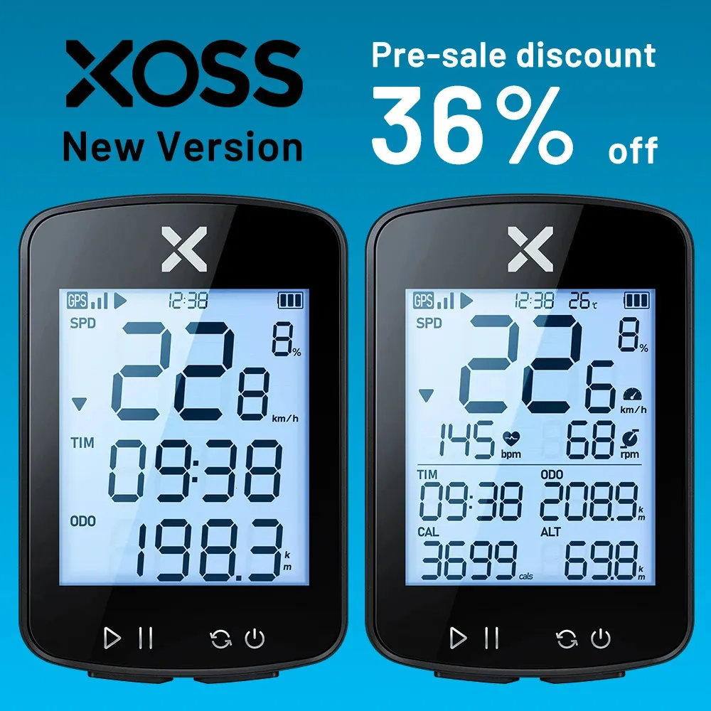 Versie Xoss G G2 Plus Bike Computer GPS Generatie 2 Cycling Wireless ...
