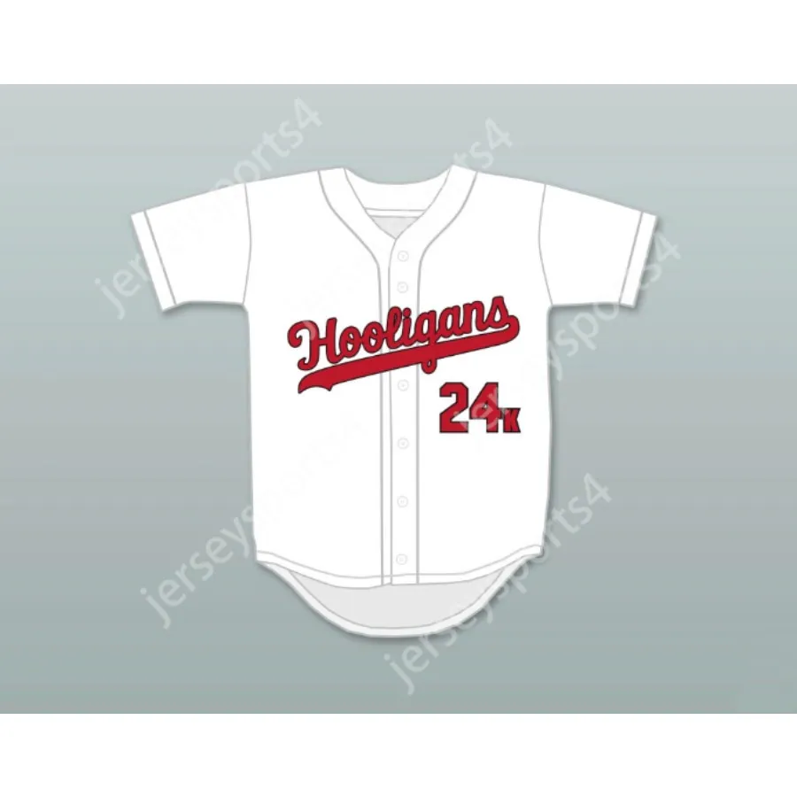 Custom Mars 24K Hooligans Baseball Jersey, Stitched Any Name and Number ...