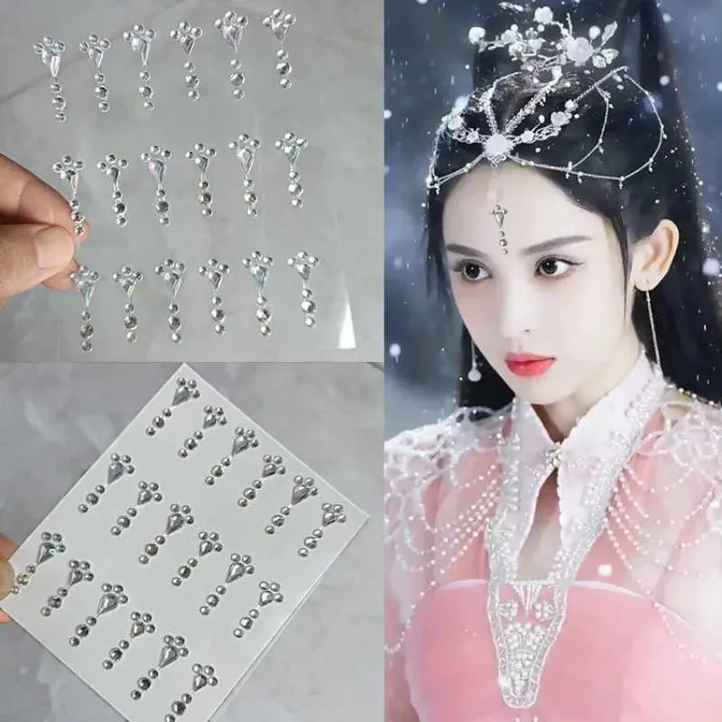 DHgate.com:Teardrop Rhinestone Face Gems Tattoo - 240426, 240pcs Self ...