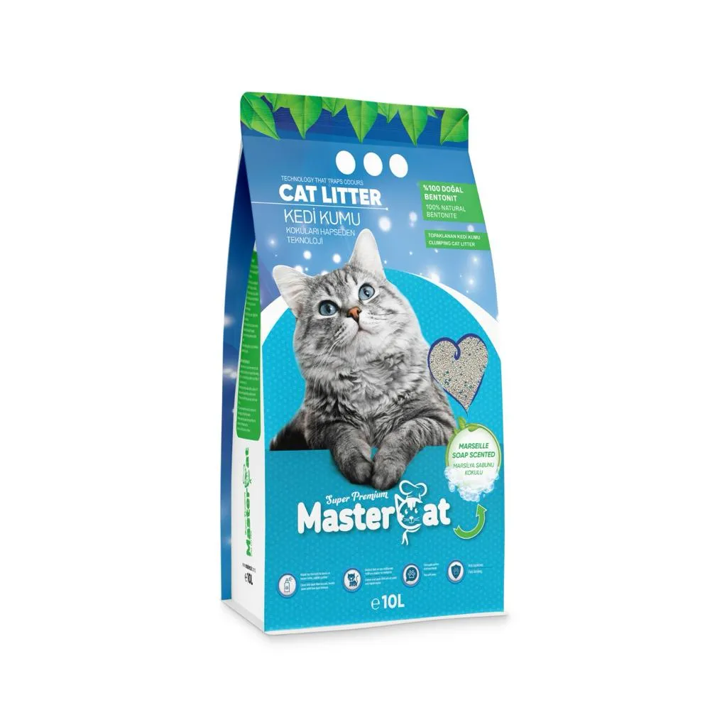 Premium Quality 10L Fast Clumping Bentonite Cat Litter - Superior Odor ...