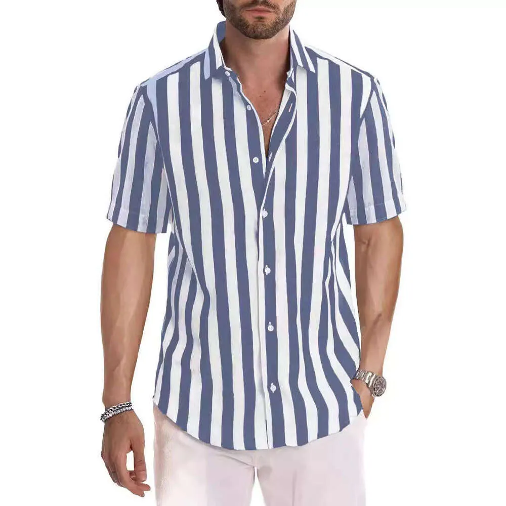 B4 Summer Mens Casual Striped Woven Shirt Short... From Pigeonn, $21.69 ...