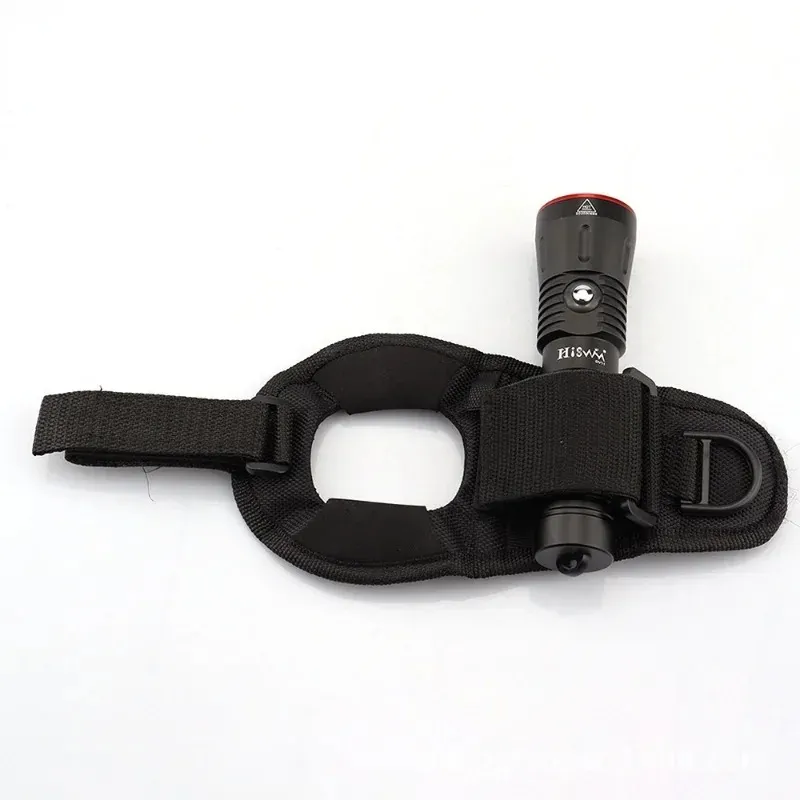 New Underwater Scuba Diving LED Torch Flashlight Holder with Soft Black ...