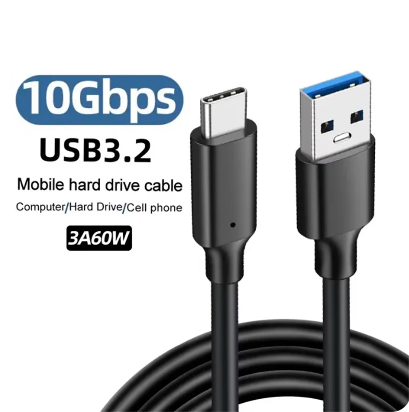 USB3.2 10Gbps Cable USB A To Type C Data Transfer Cable Tipo C For ...