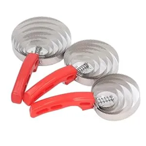 3-Piece Multipurpose Curry Comb Set: Stainless Steel for Horses, Cattle ...