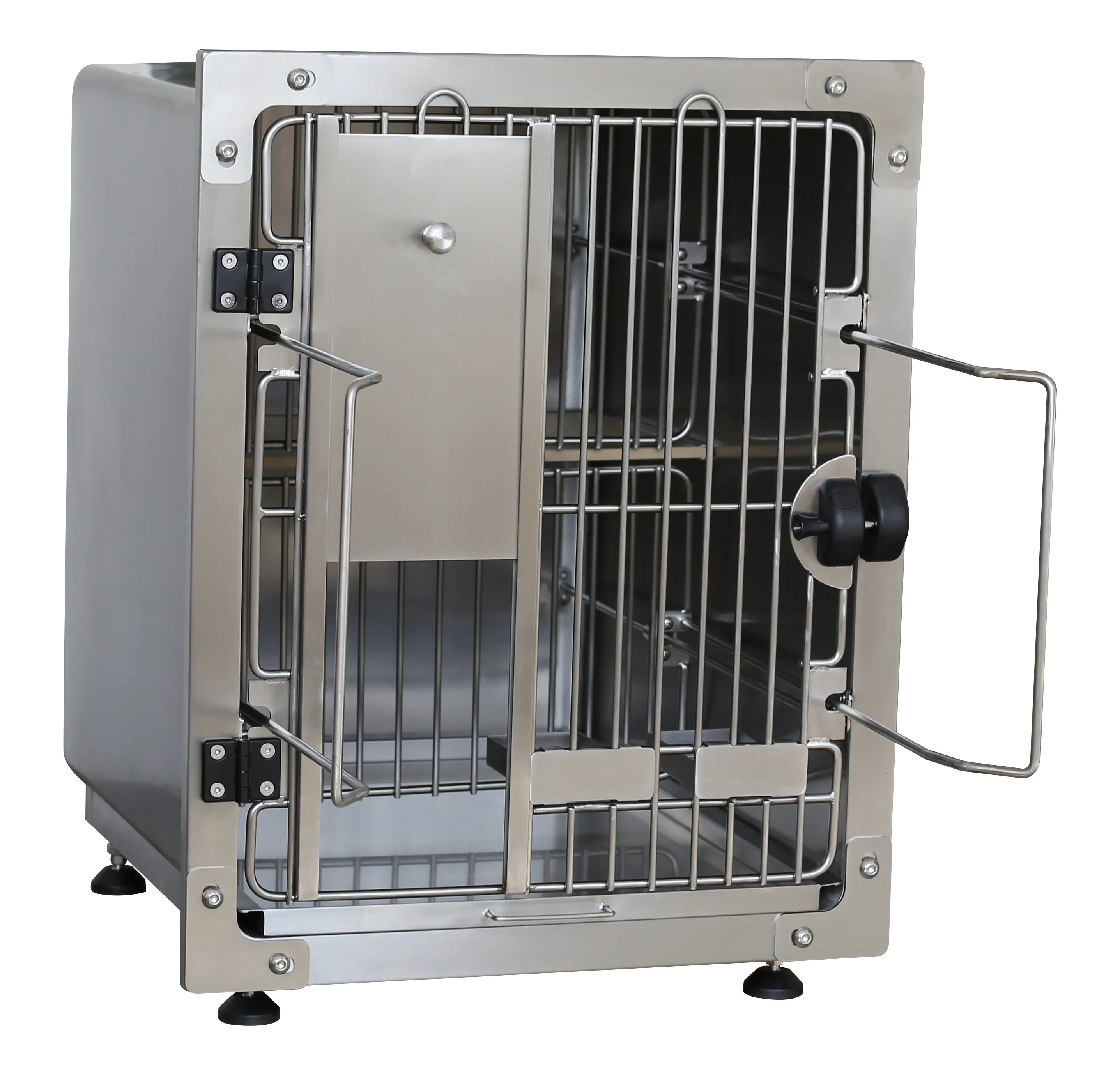 Solid Stainless Steel Animal Restraint Cage: Secure Handling for Cats ...