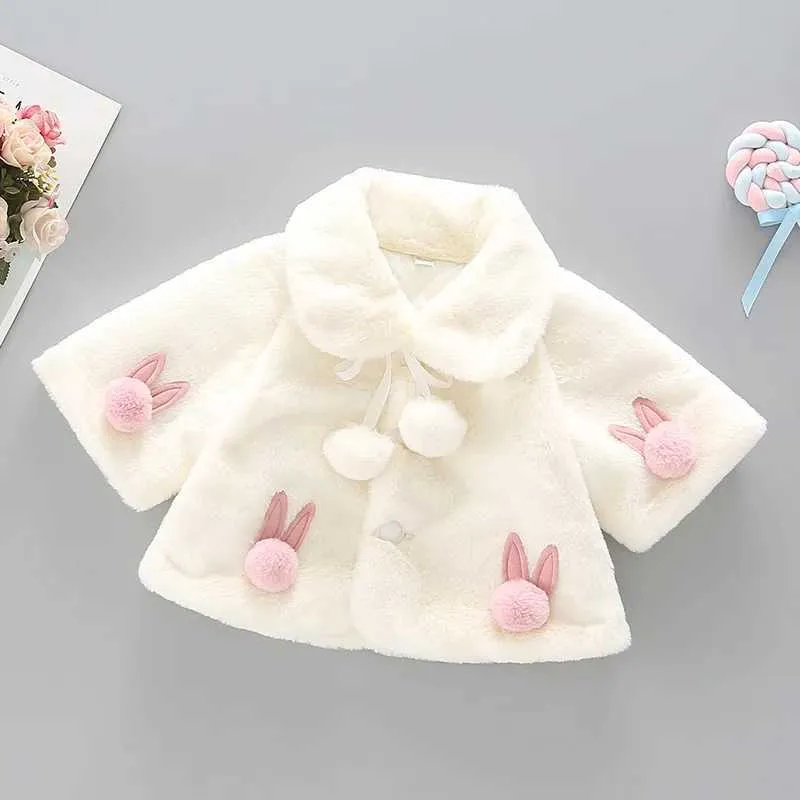 Baby Girls Winter Down Coat: Warm Plush Infant Jacket, Cute Princess ...