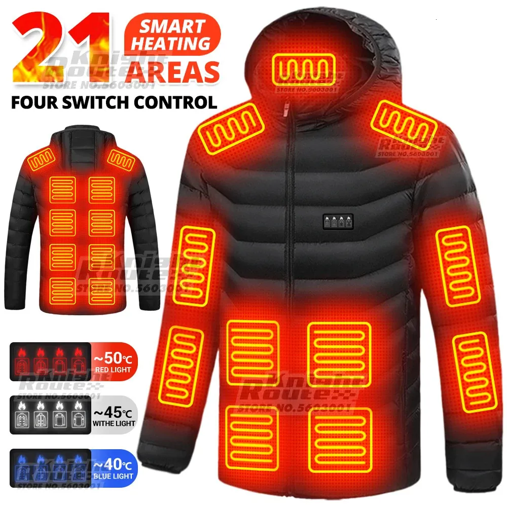 Heated Motorcycle Jacket: 21 Zone USB Electric Winter Jacket - Shop Now ...
