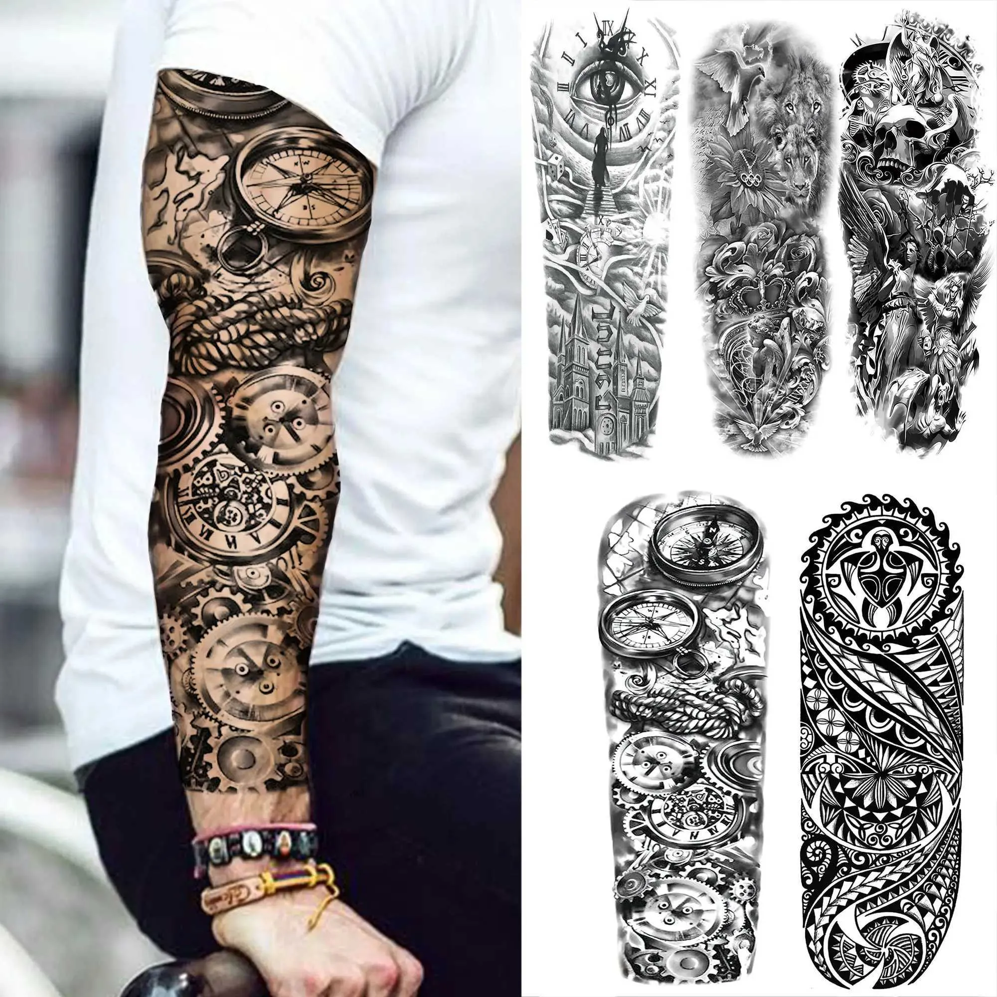 Skull Arm Tattoo Sleeve