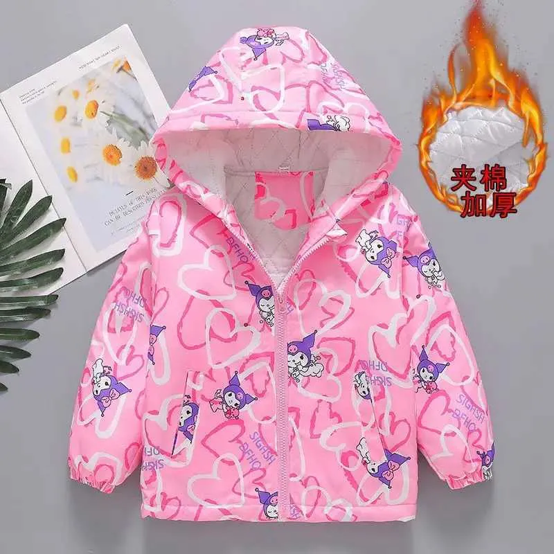 Hooded Down Coat for Girls: Warm Winter Clip Jacket, Lightweight Spring ...