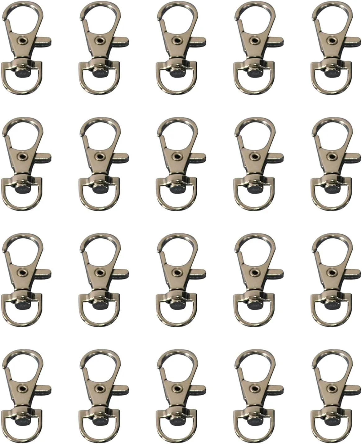 20-Pack Heavy-Duty Bird Cage Locks - Metal Hook Clips for Pet, Chicken ...