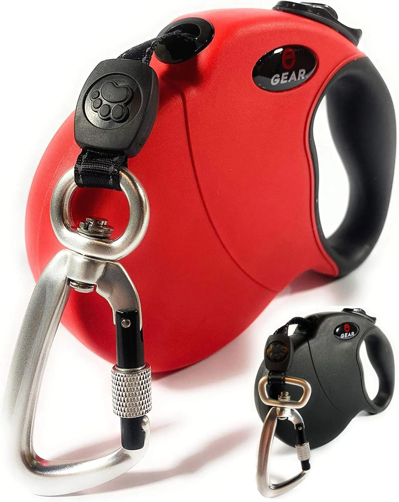 Heavy Duty Retractable Dog Leash with Carabiner Clip | 16 ft Strong ...