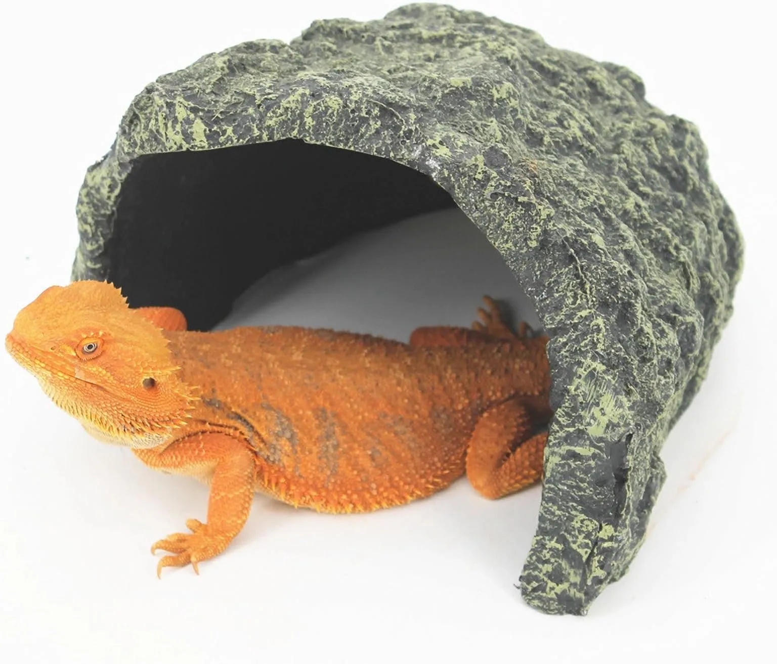 Reptile Hiding Cave: Natural Rock Decor for Terrarium & Aquarium ...