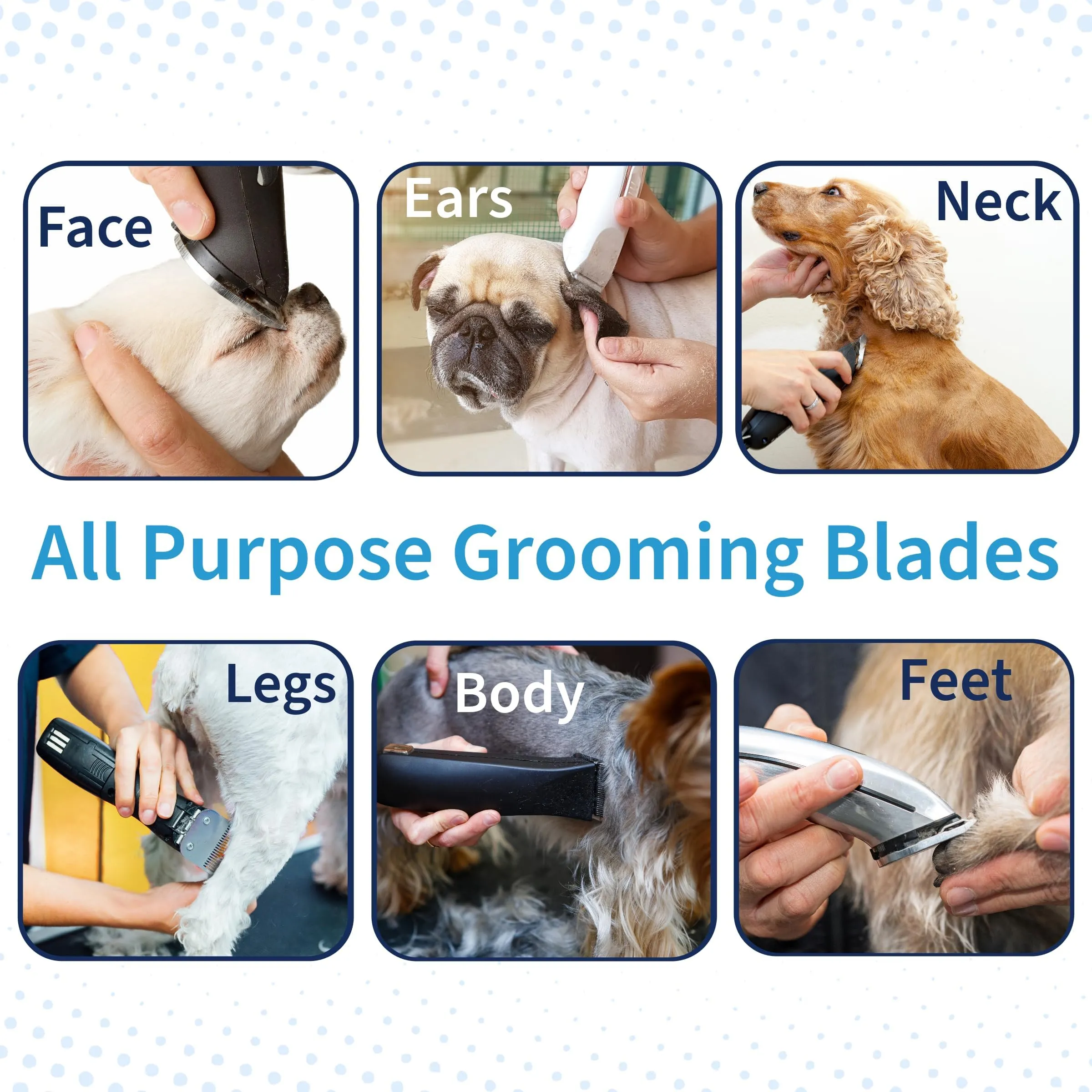 Andis Clipper Blades Dog Grooming Clipper Blades Size Guide For ...