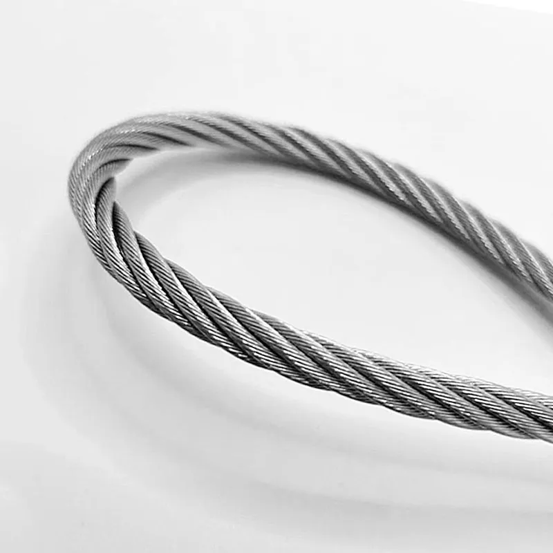Steel Cable With Eyelets, Plastic Coated Wire Rope Galvanized Steel ...