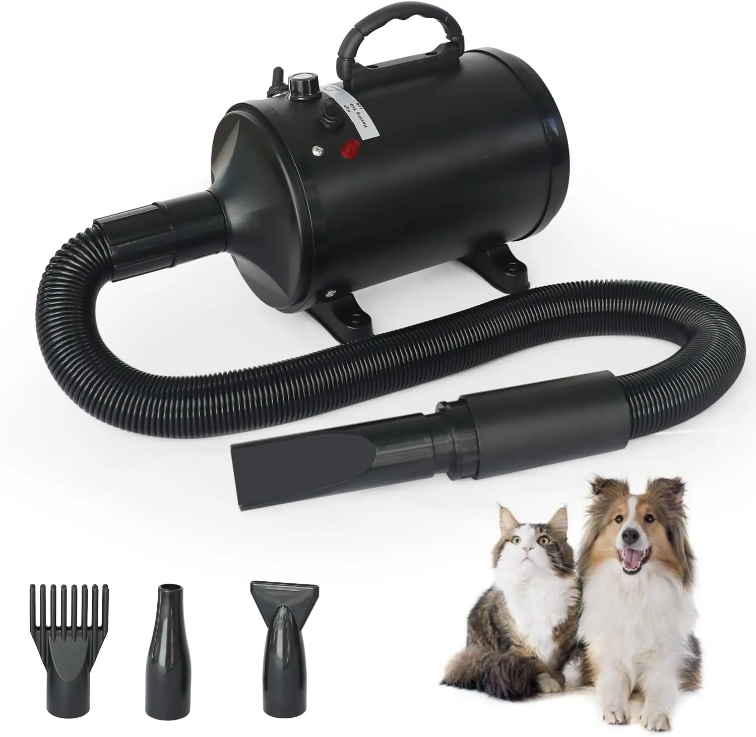 Triclicks Professional 3-in-1 dog blow dryer with High Velocity, 3.8HP ...
