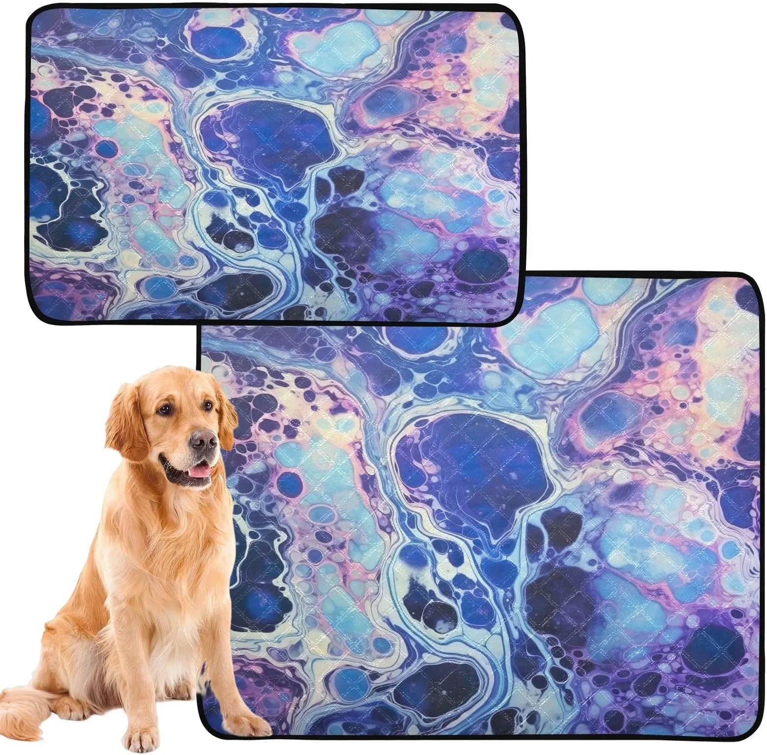 Reusable Washable Dog Pee Pads 3-Pack: Absorbent, Non-Slip Training ...