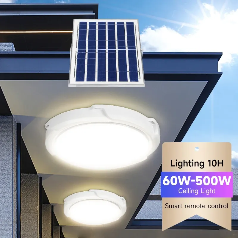 DHgate.com:Dimmable Solar Ceiling Light: Outdoor Waterproof LED Solar ...