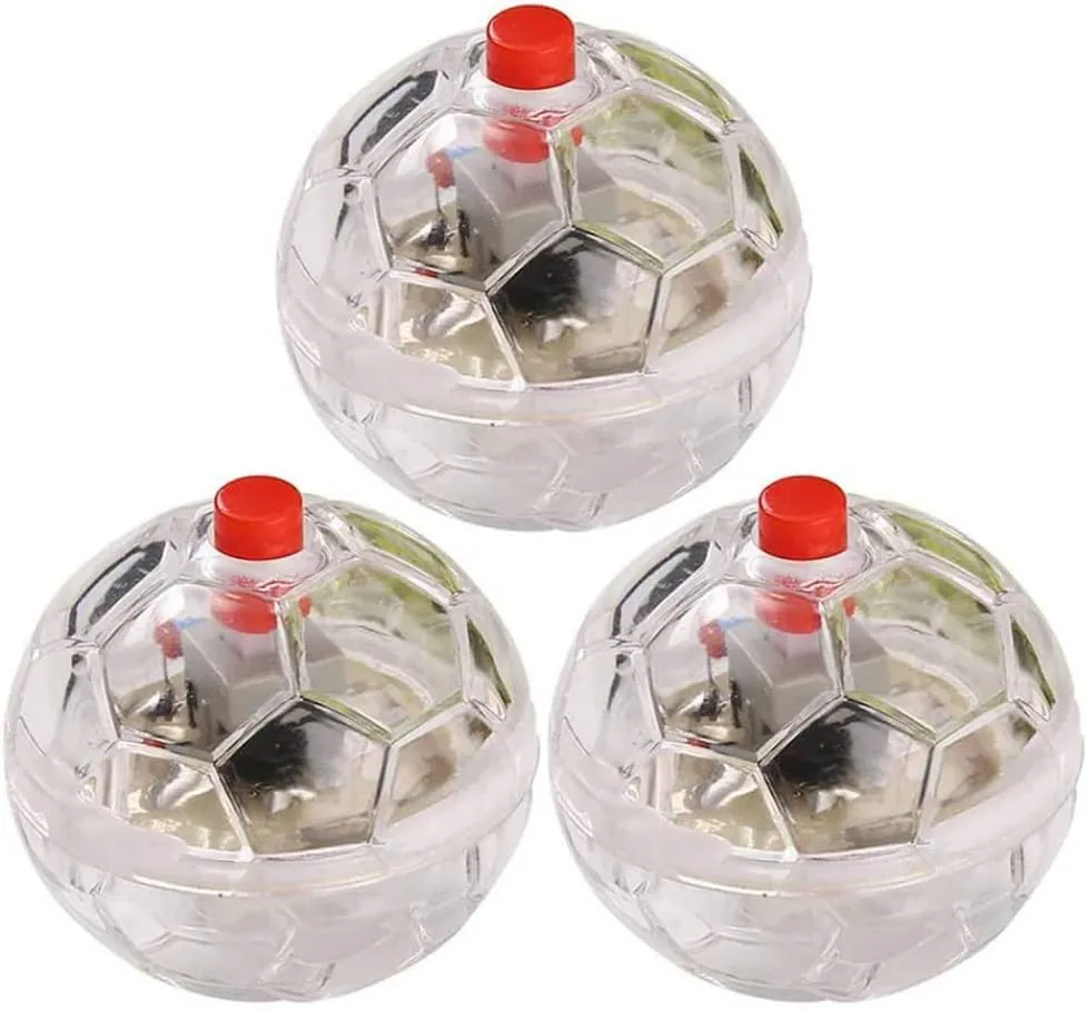 Motion Activated Cat Balls, 3 Pack - Interactive Light Up Cat Toy Balls ...