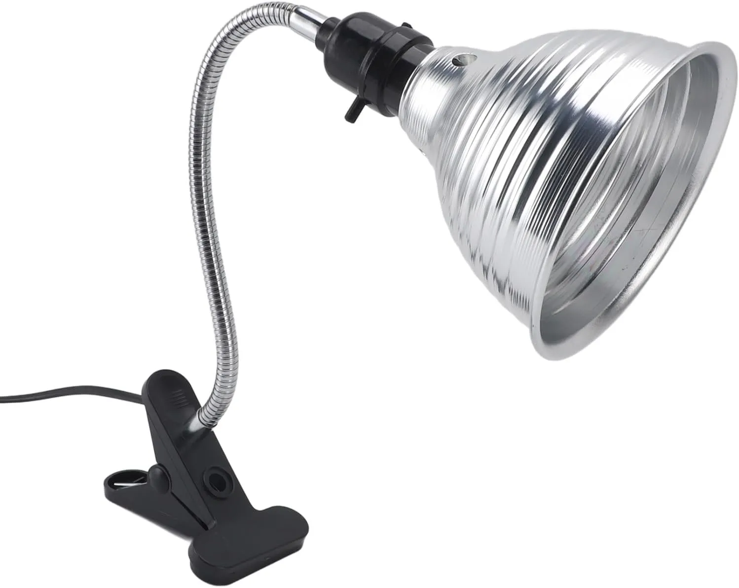 Adjustable Reptile Heat Lamp Fixture with Rotating Clamp - Ideal for ...