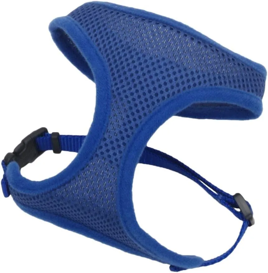 DHgate.com:Adjustable Soft Dog Harness - Blue - Comfort Fit - 5/8" x 16 ...