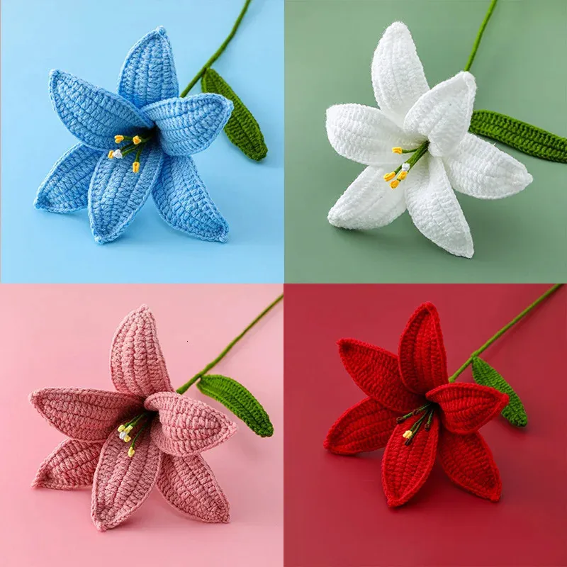 Handcrafted Crochet Lily Flowers: Unique Mother's Day Gift, Home Decor ...