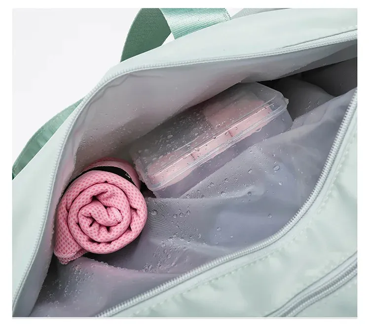 Womens Sports Bag: Multifunctional Travel Duffle, Dry & Wet Compartment ...