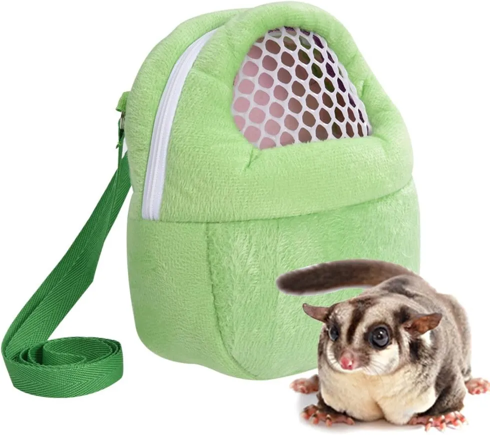 Portable Breathable Pet Carrier Backpack - White Mesh Dog & Hamster ...