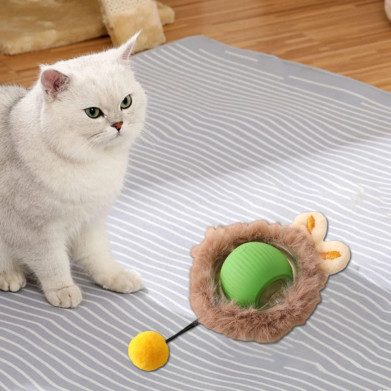 DHgate.com:Interactive Motion-Activated Cat Toy Ball - Self-Moving ...