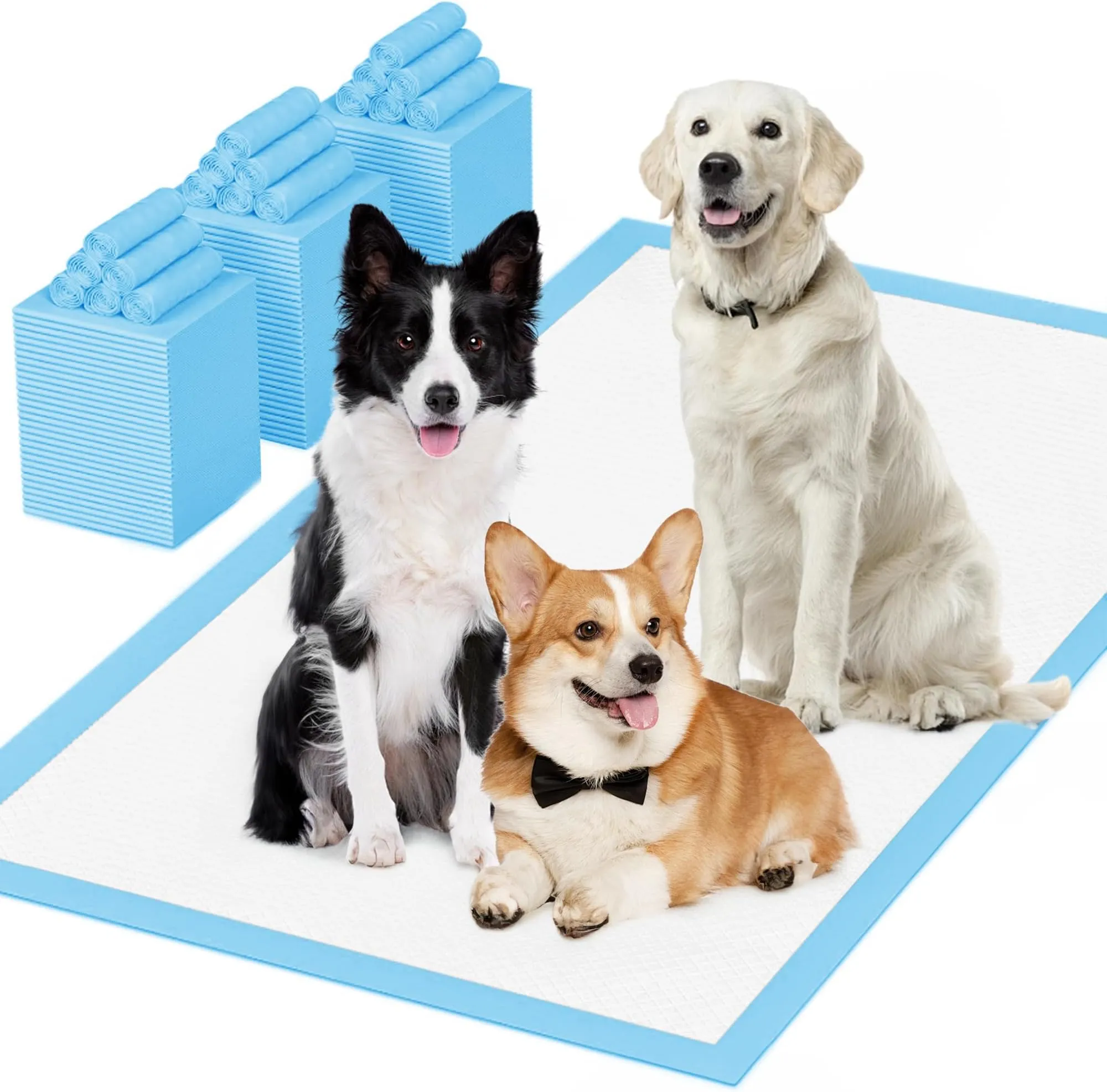 Extra Large Dog Pee Pads 28x44, 40 Count - Leakproof & Super Absorbent ...