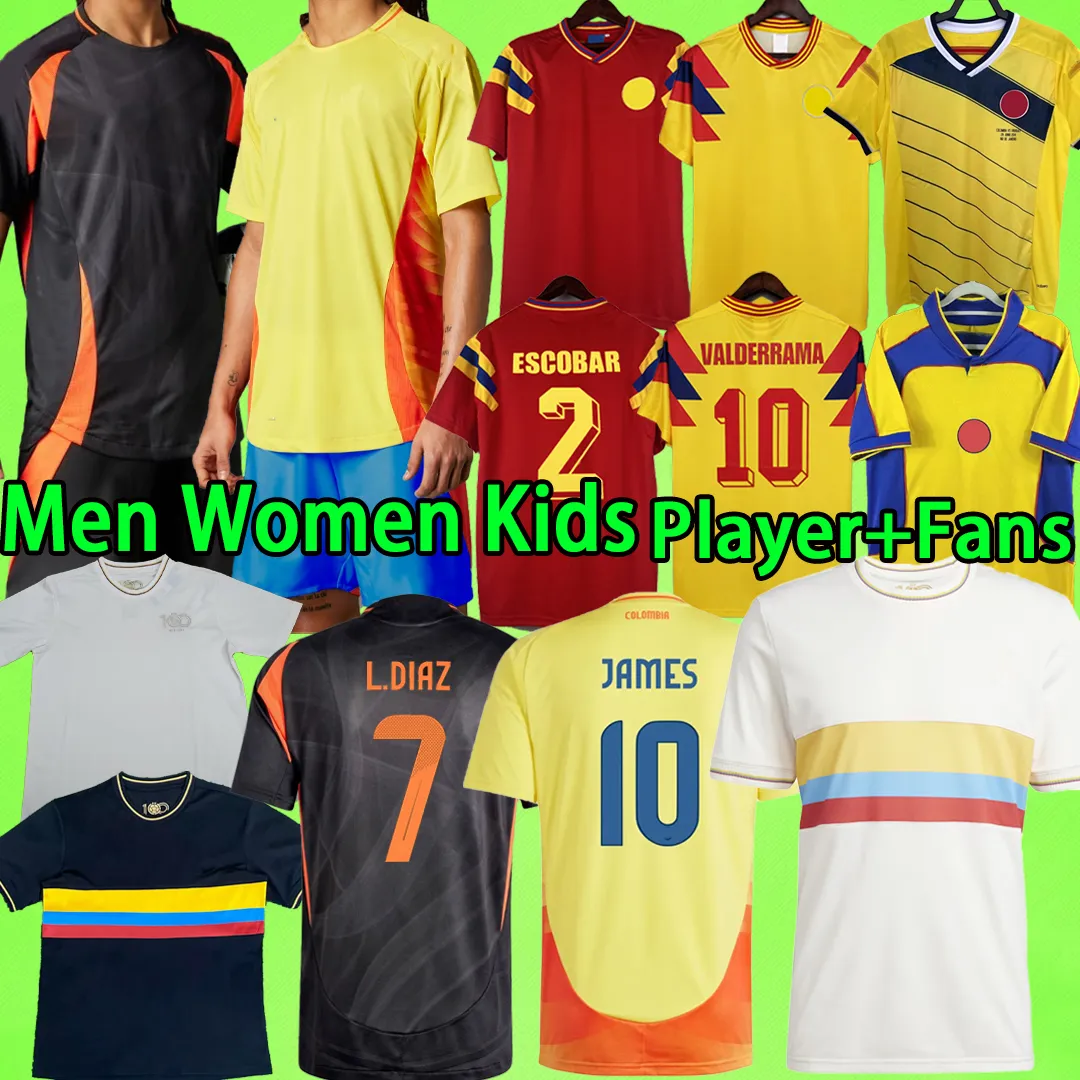 Colombia Colombia Soccer Shirt 2026 Kids Kit LUIS DIAZ 100th ...