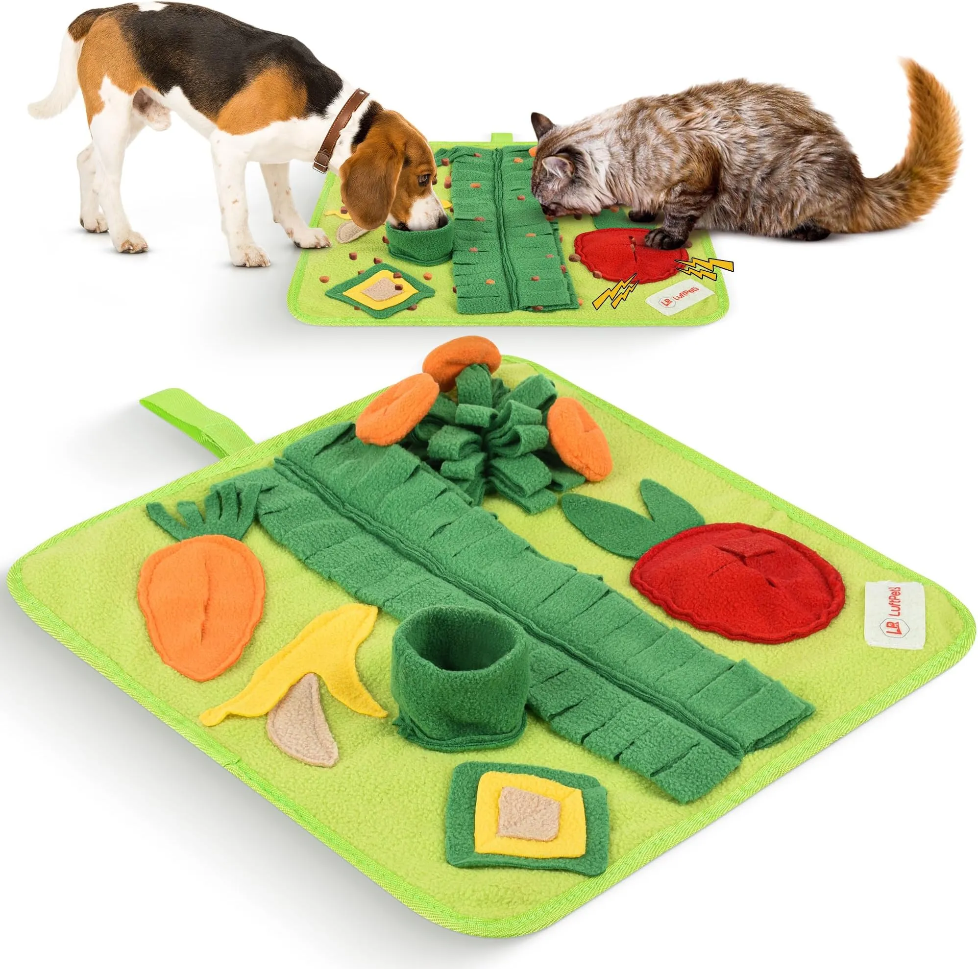Large Snuffle Mat for Dogs: Interactive Feeding, Foraging Fun! Slow ...