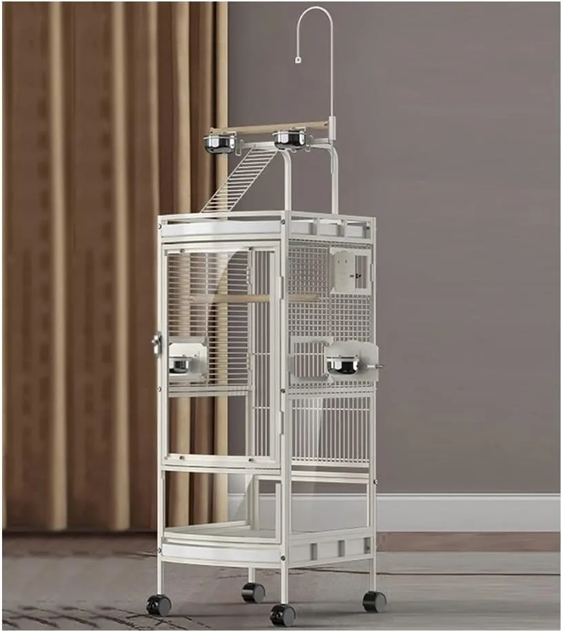 Large Birdcage: ERoomQ Oversized Transparent Pigeon Cage With 360 ...