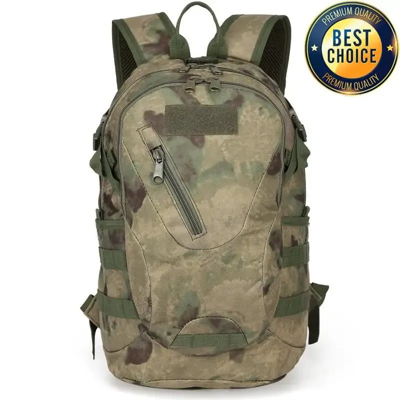35L Camo Tactical Backpack: Premium Hiking Rucksack for Men, Camping ...