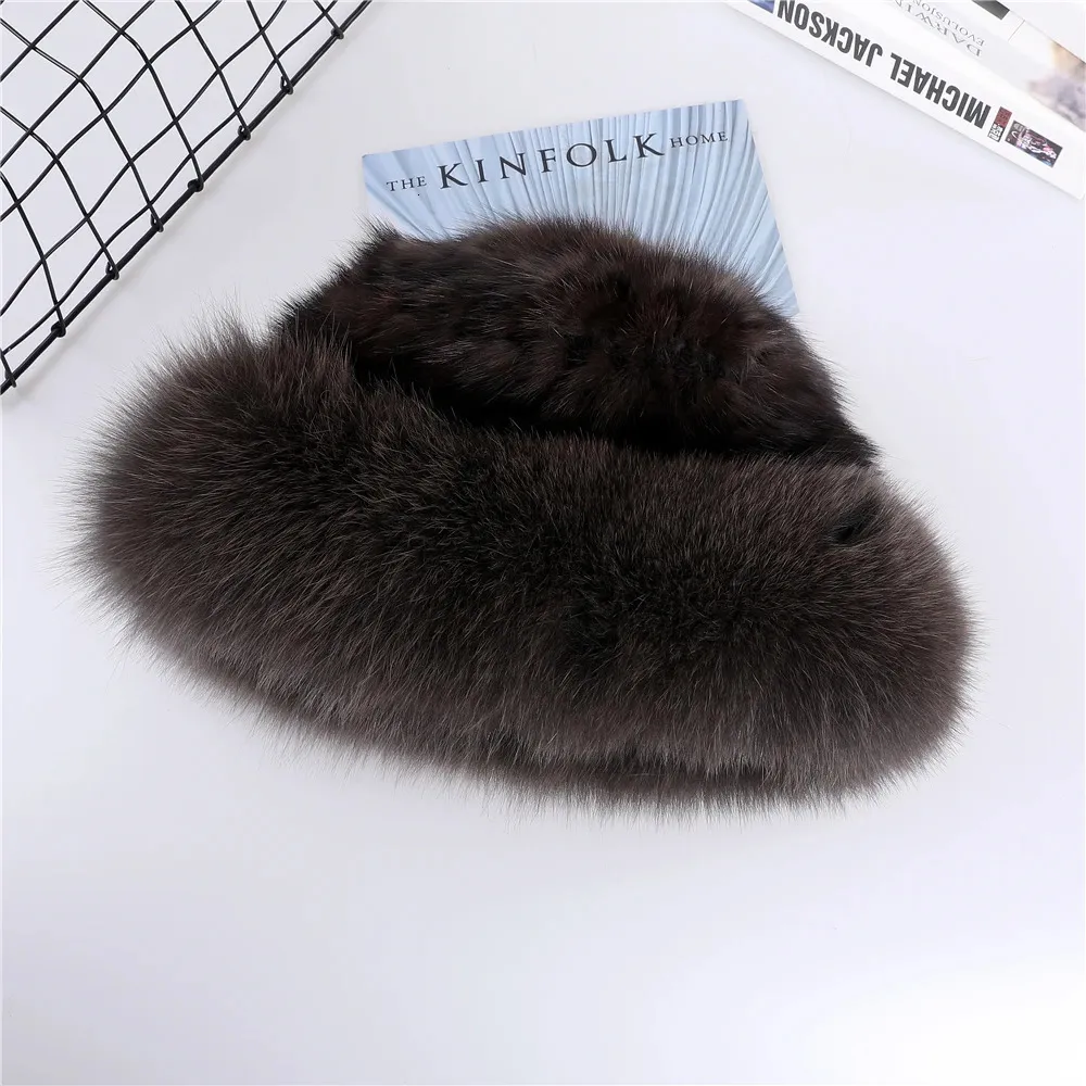 Premium Mink Fur Beanie Bucket Hat - Warm & Fashionable, Shop Now! from ...
