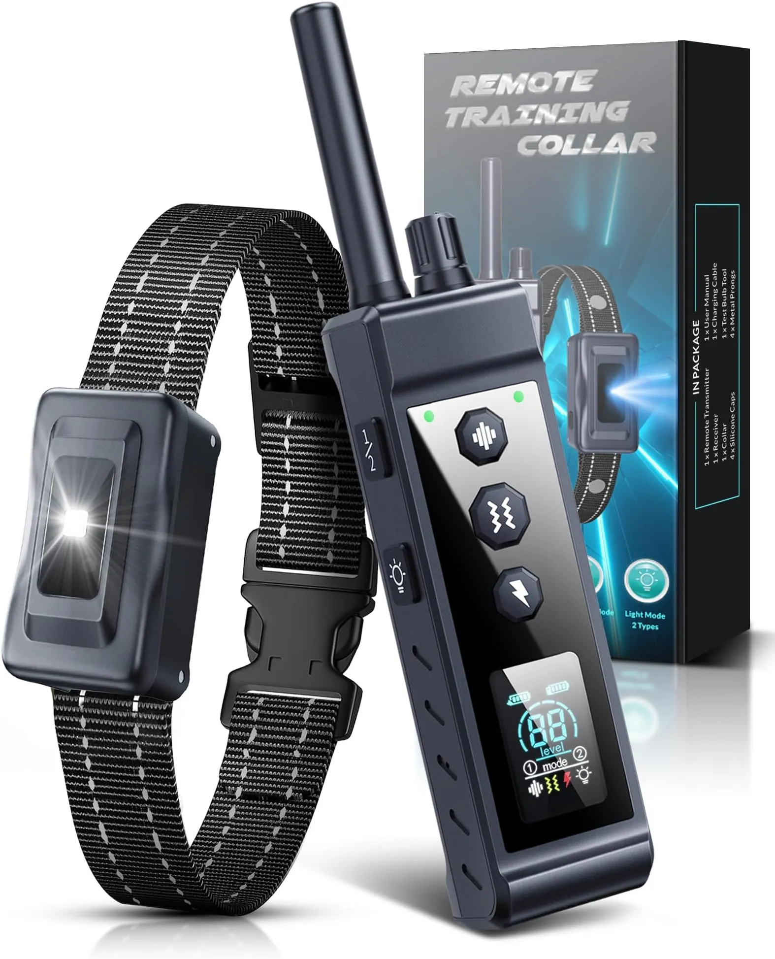 4265Ft Dog Training Collar: Waterproof Shock Collars for Dogs, Safe ...