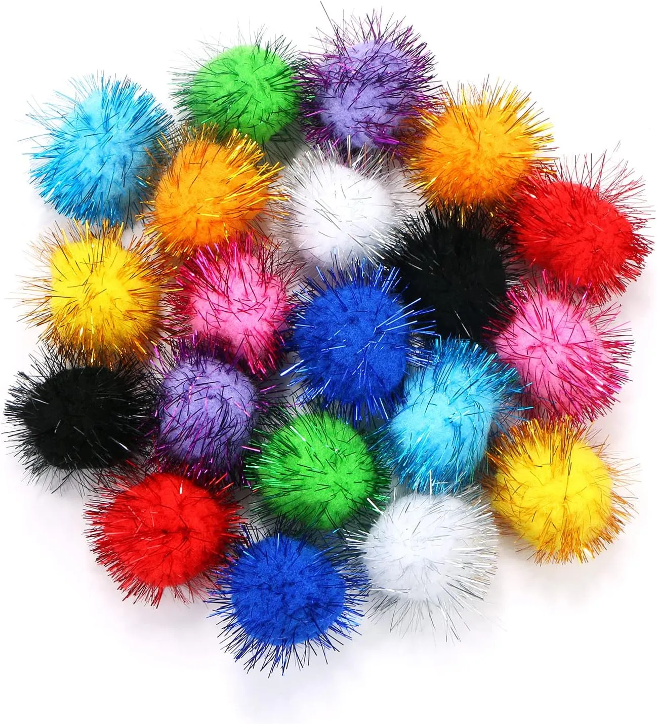 DHgate.com:20 Pack 1.8 Inch Sparkle Balls for Cats - Assorted Colors ...