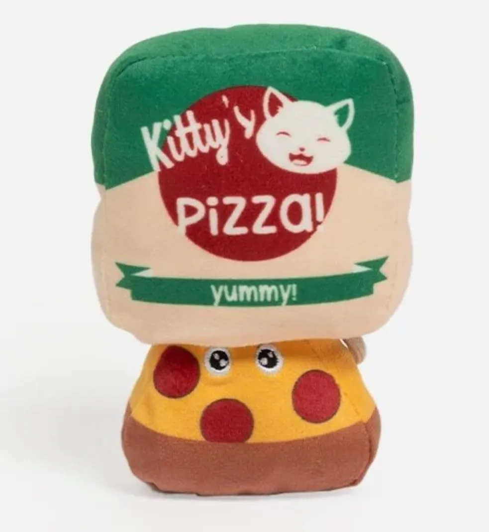 Interactive Pizza & Box Cat Toy with Catnip - Fun 2-in-1 Plush! Shop ...