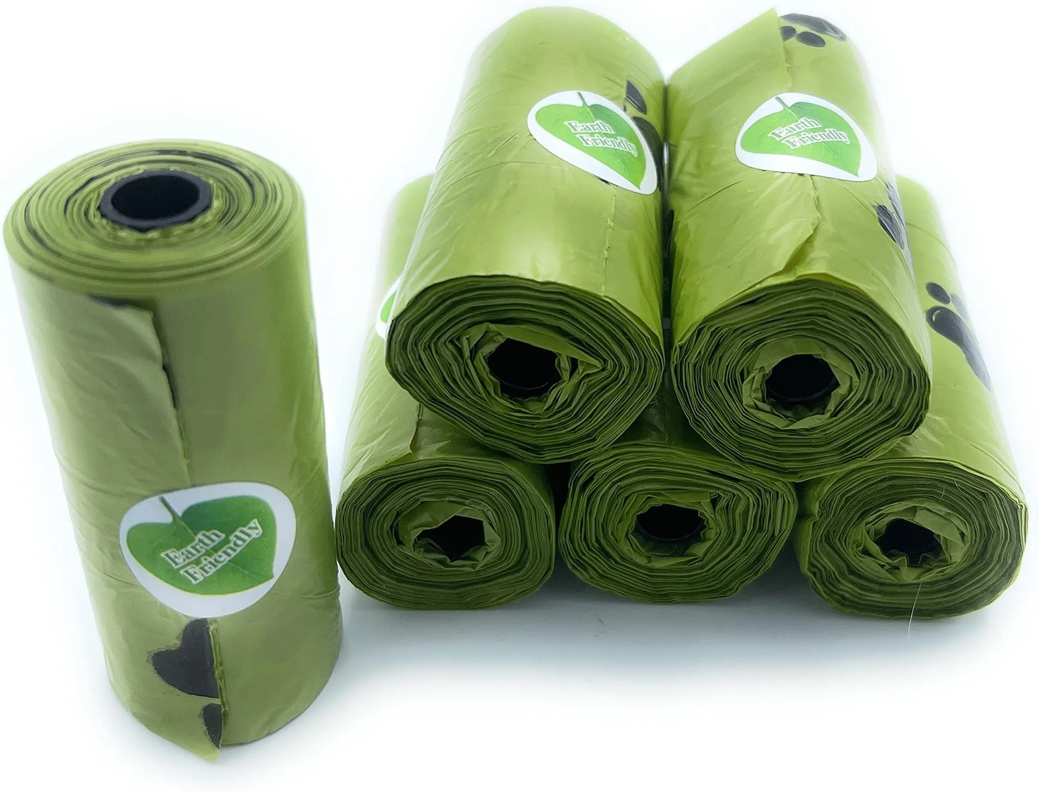 Earth Friendly Dog Poop Bags: Heavy Duty Poo Bag Rolls - Strong & Leak ...