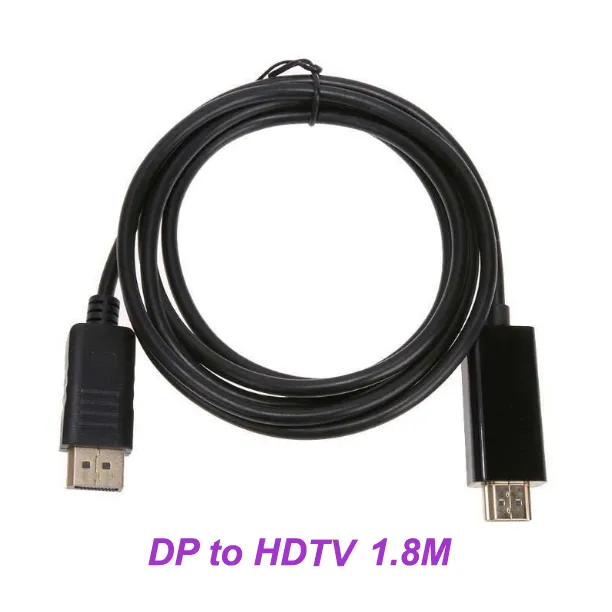 8M DP to HDTV Converter Cable Adapter DP Male To HD Male Cable Adapter ...