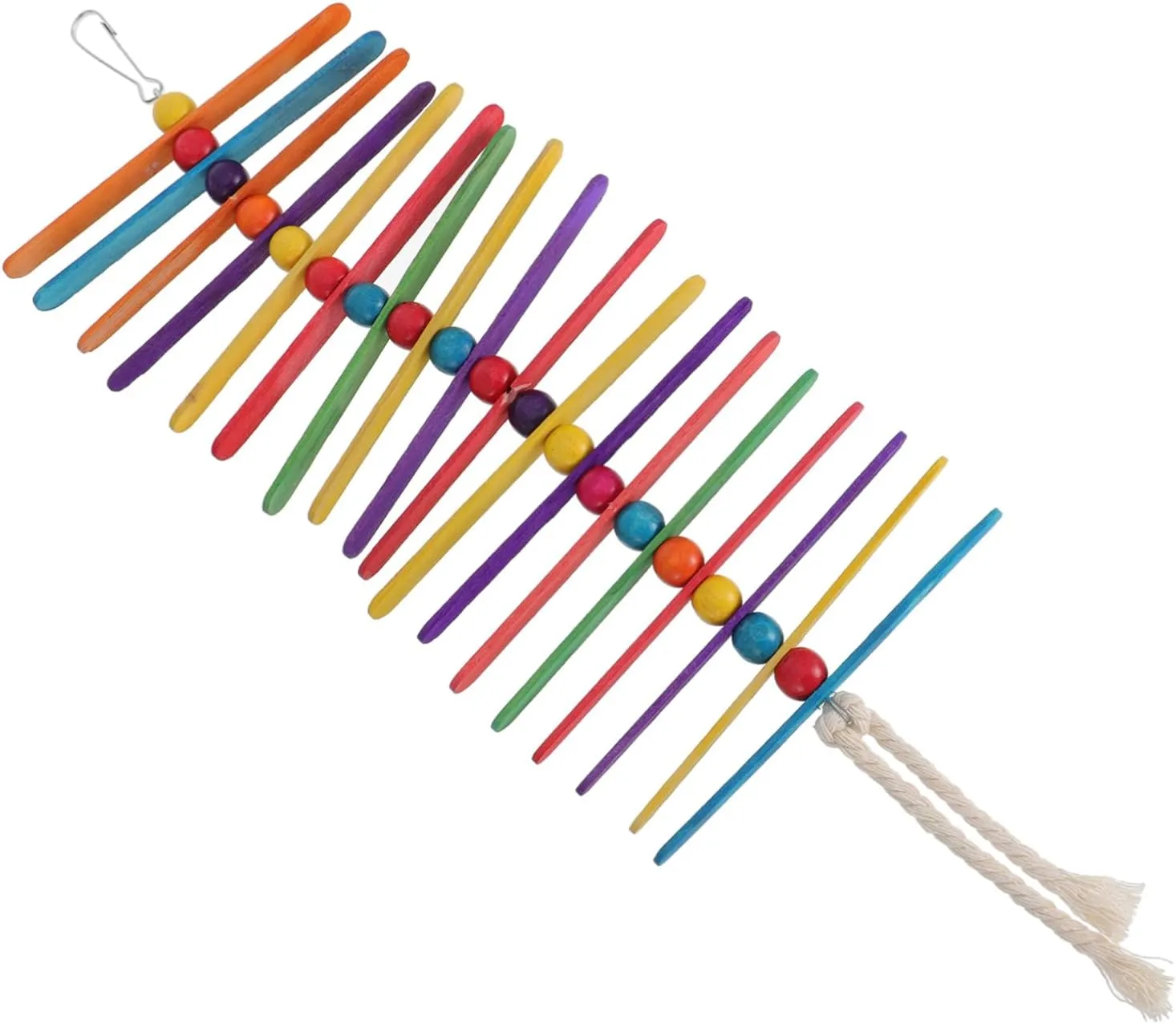 Colorful Wooden Parrot Toys - Interactive Bird Beak Trim & Educational ...