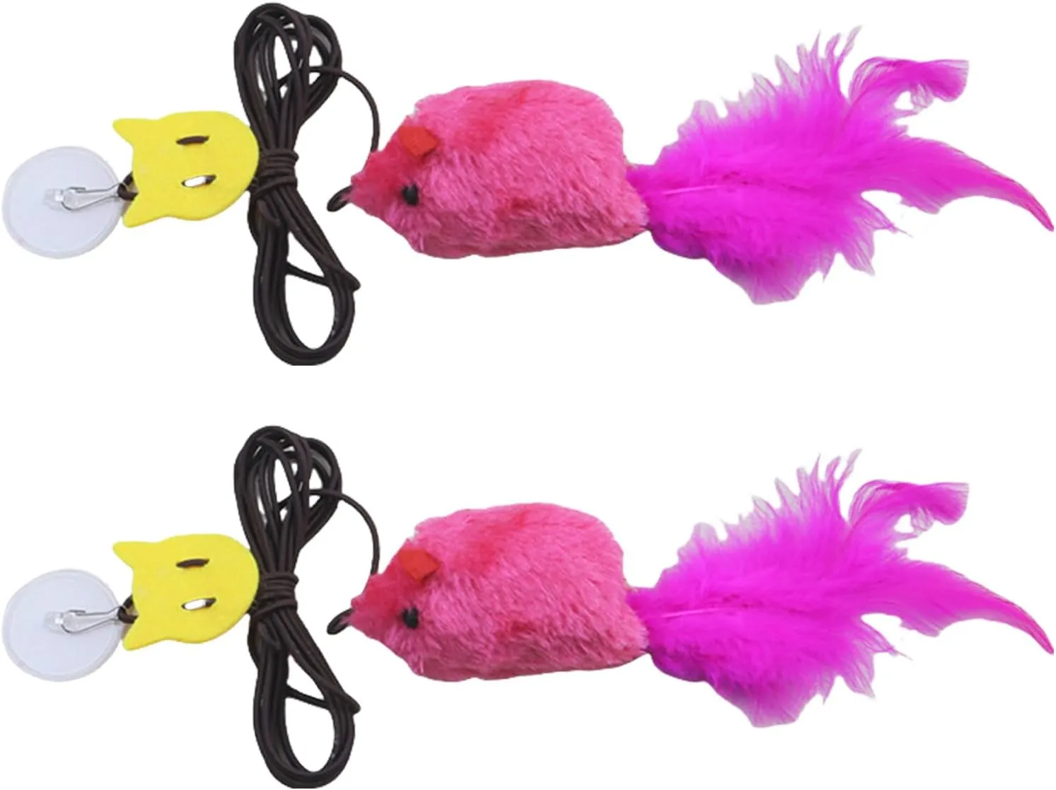 DHgate.com:Interactive Cat Teaser Toy with Feathered Tail - 2 Pack ...