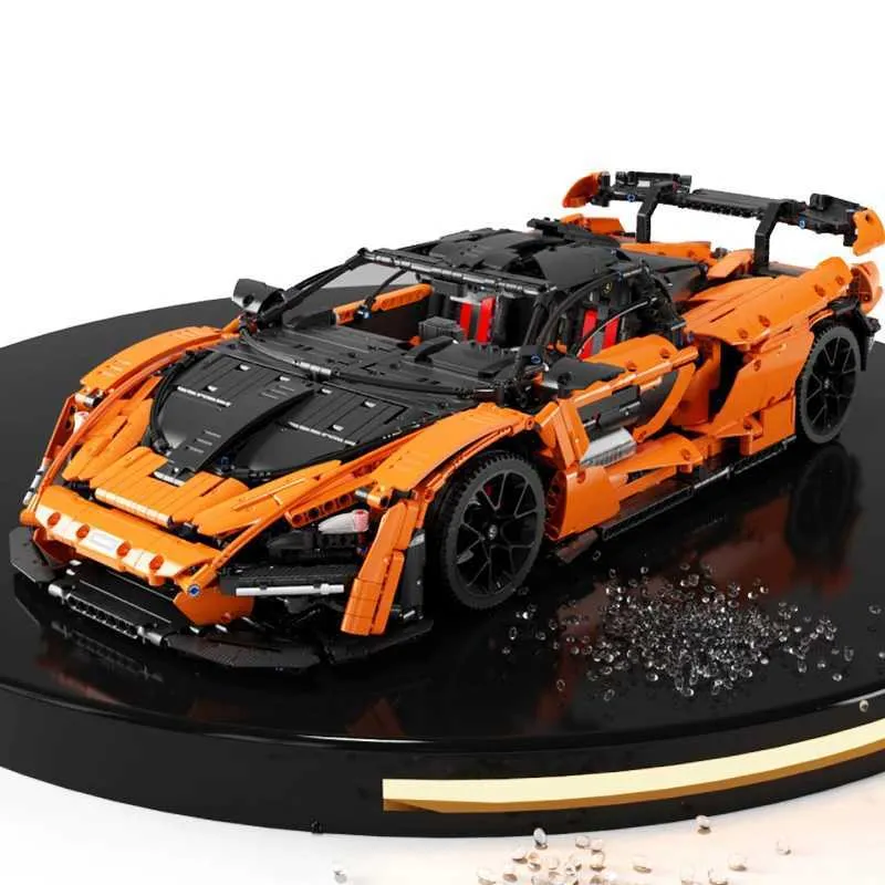 Building Blocks Mini Radio Control Super Sport Car: 1/8 Scale Senna RC ...