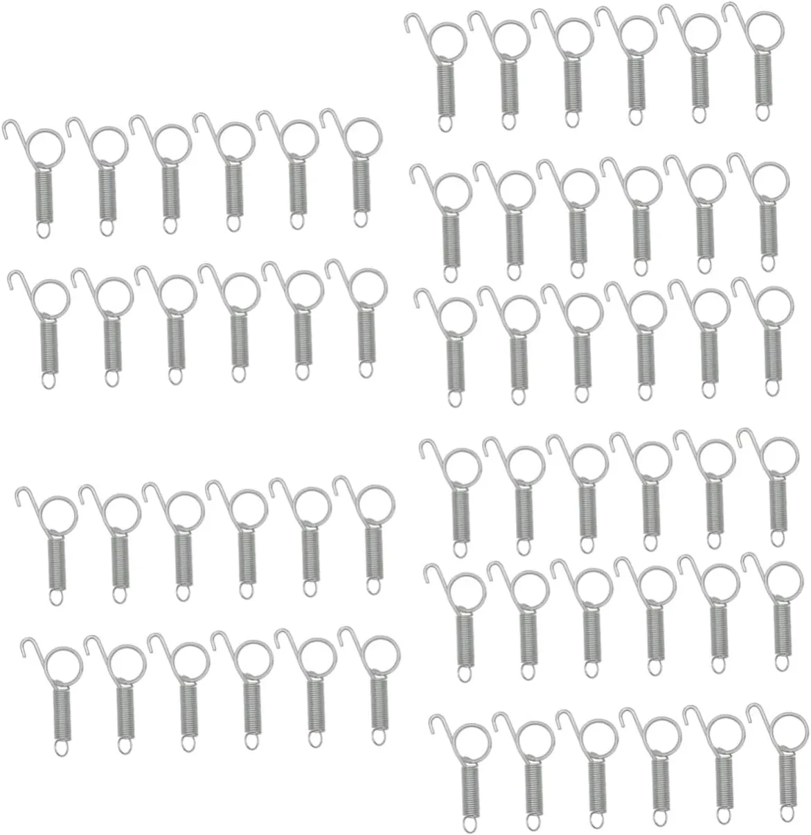 60-Piece Cage Clips Set: Durable Stainless Steel Hooks for Bird Cage ...
