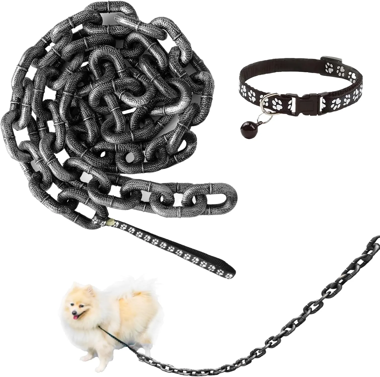 Funny Dog Chain Toy - Lightweight Plastic Leash for Small Dogs & Cats ...