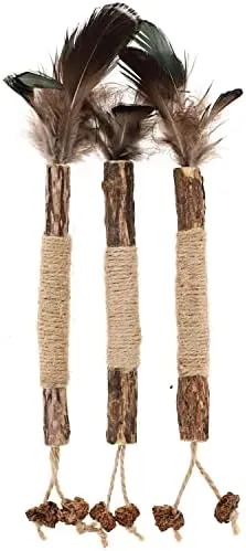 DHgate.com:Silvervine Cat Feather Stick Toys - 3 Pack - Interactive ...