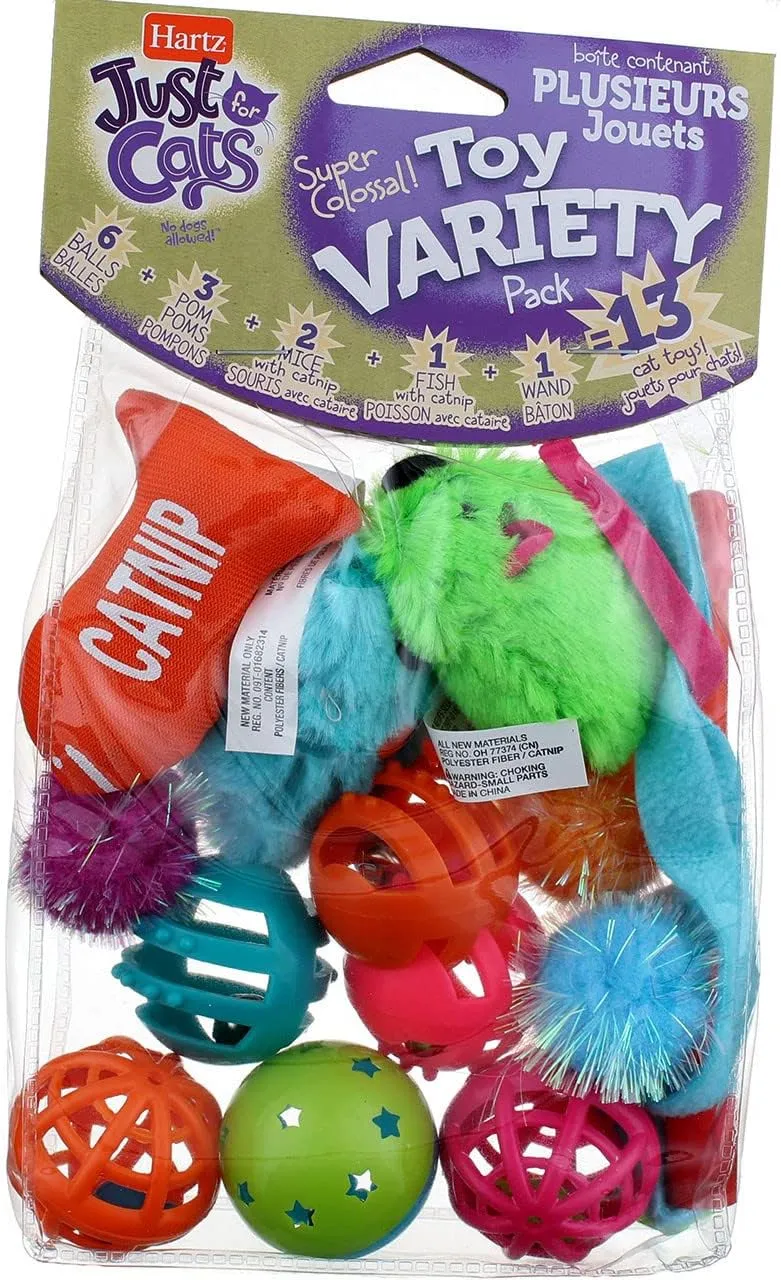 Cat Toy Variety Pack - Bulk Toys for Cats! Fun & Engaging Playtime ...