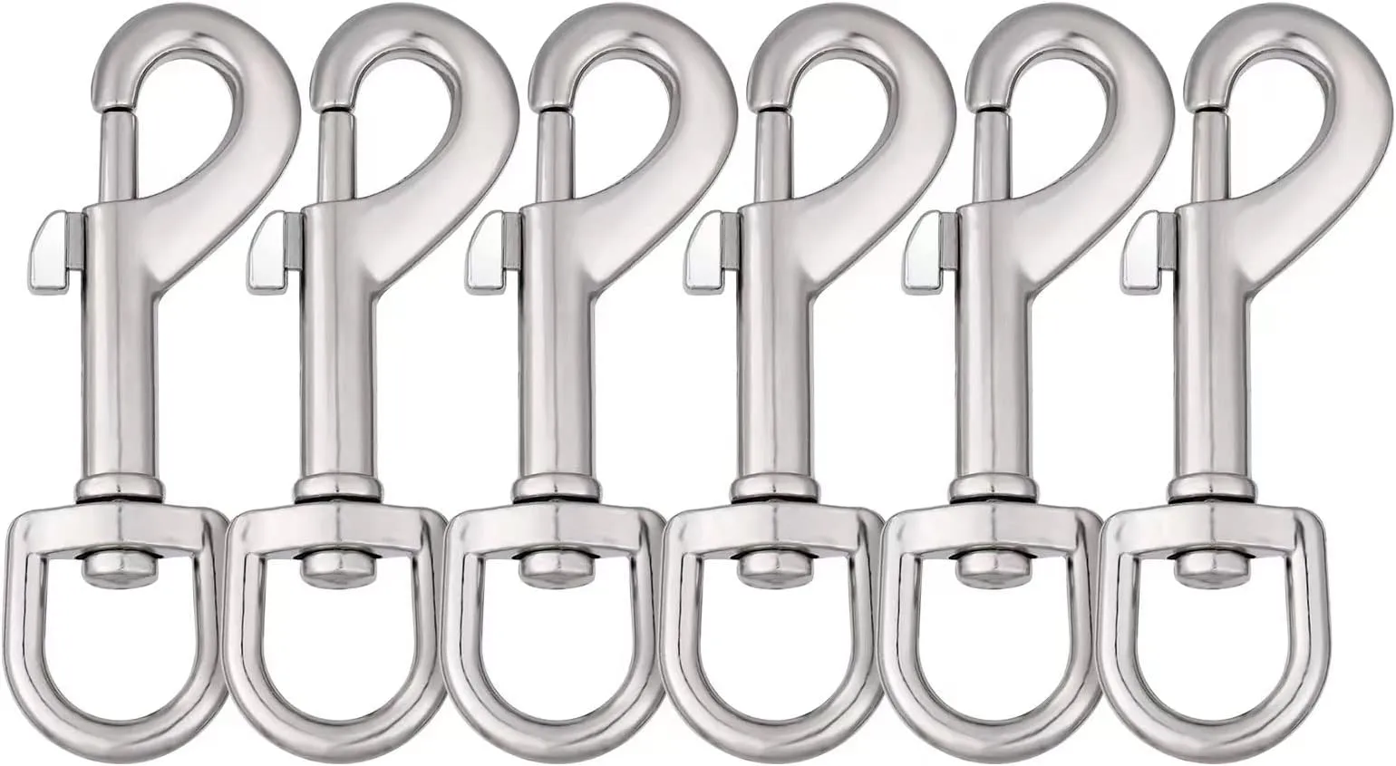 Heavy Duty Swivel Dog Leash Clips - 6-Pack, 3 Inch - Premium Snap Leash ...