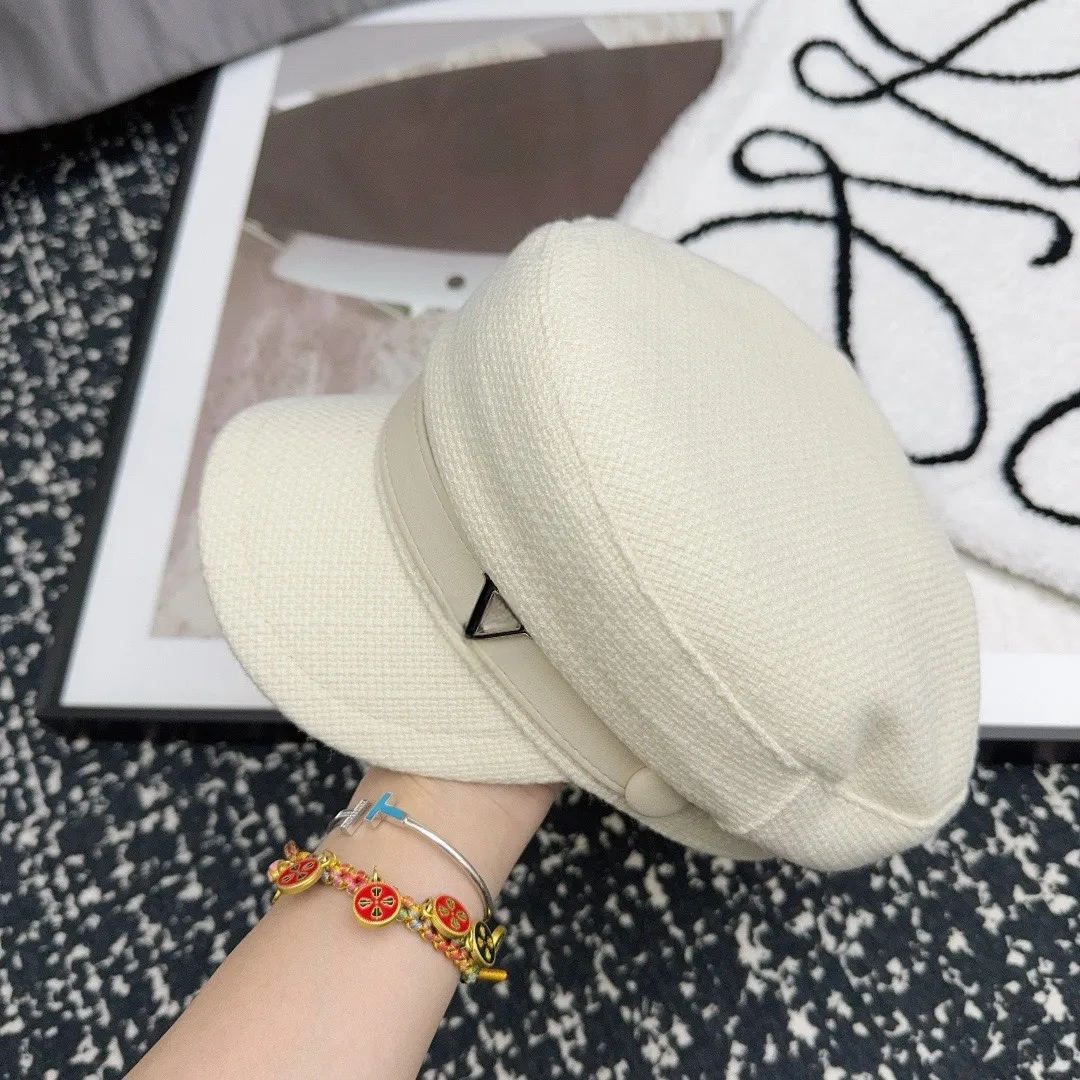 Designer Beret for Women, Luxury Letter Fabric, Newsboy Hat, Retro ...
