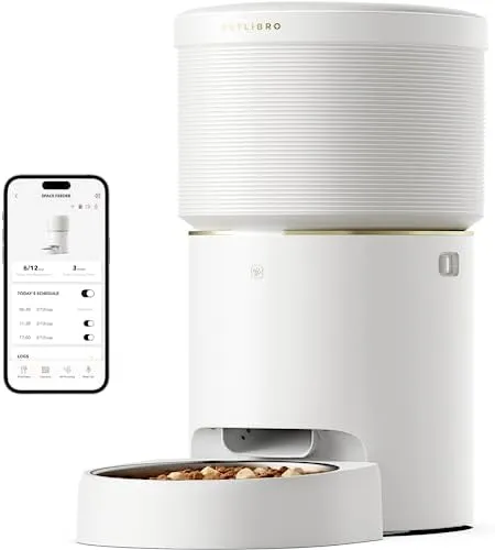 Automatic Cat and Dog Feeder 8L with Vacuum-Sealed Airtight Storage and ...