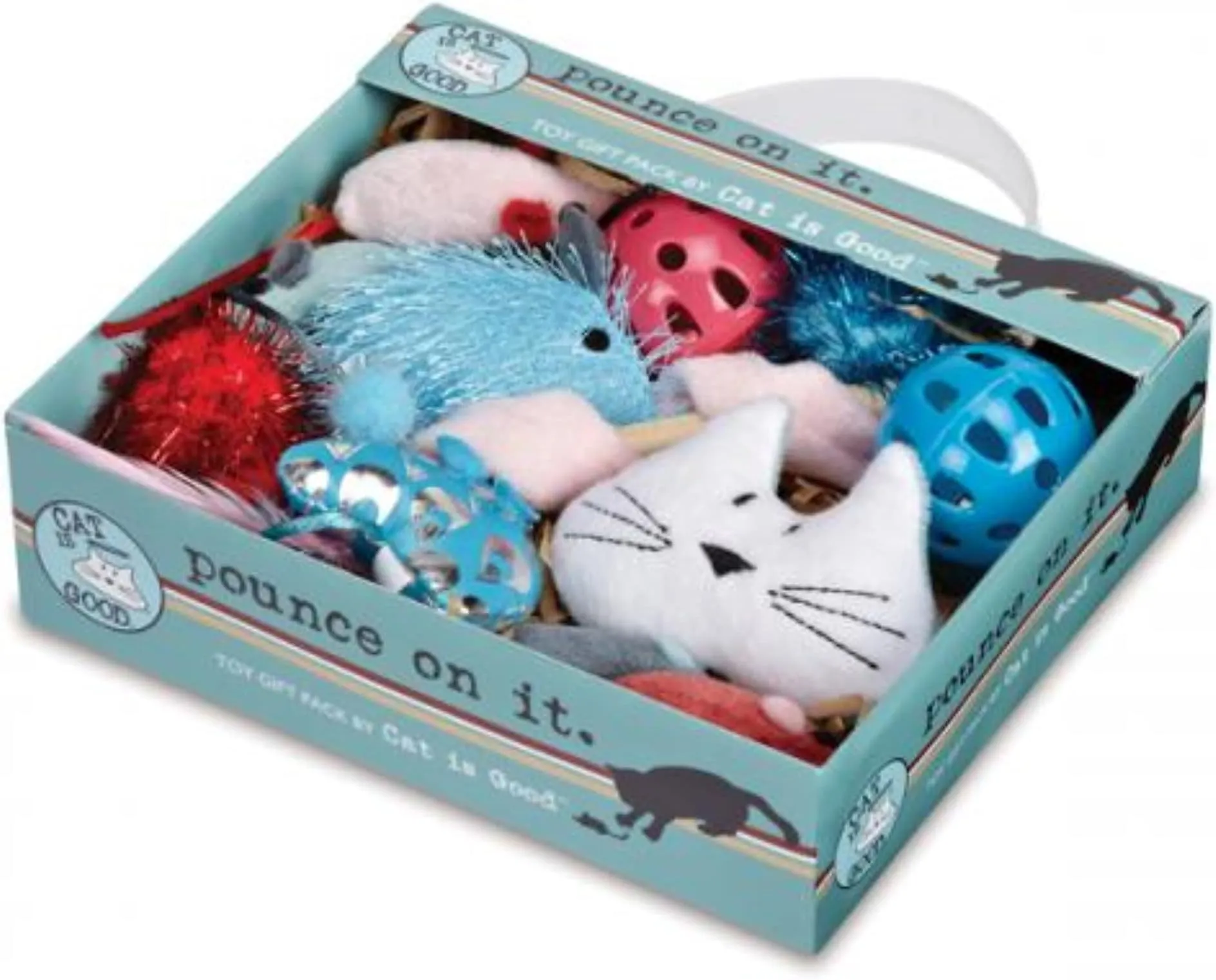 Assorted Cat Toy Gift Box - Pounce & Play Set! Shop Now for Hours of ...